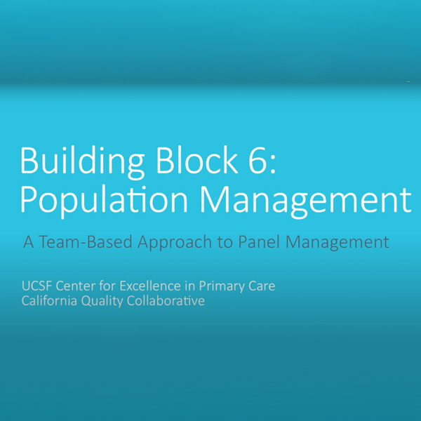 10 Building Blocks On-Demand Webinars: Team Based Approach to Panel ...